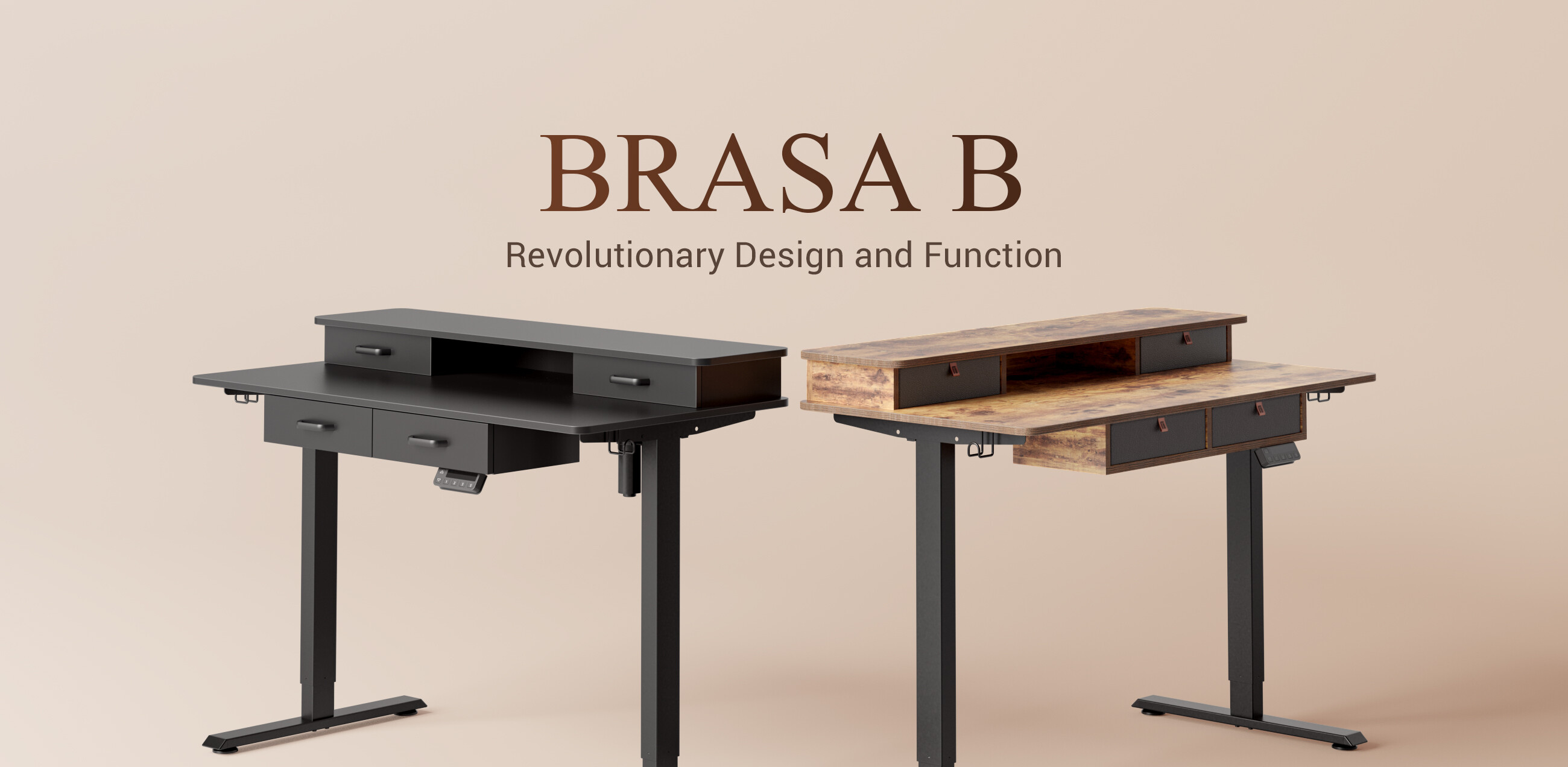 FEZIBO Best Sit Stand Desk Stand up Desks Home Office