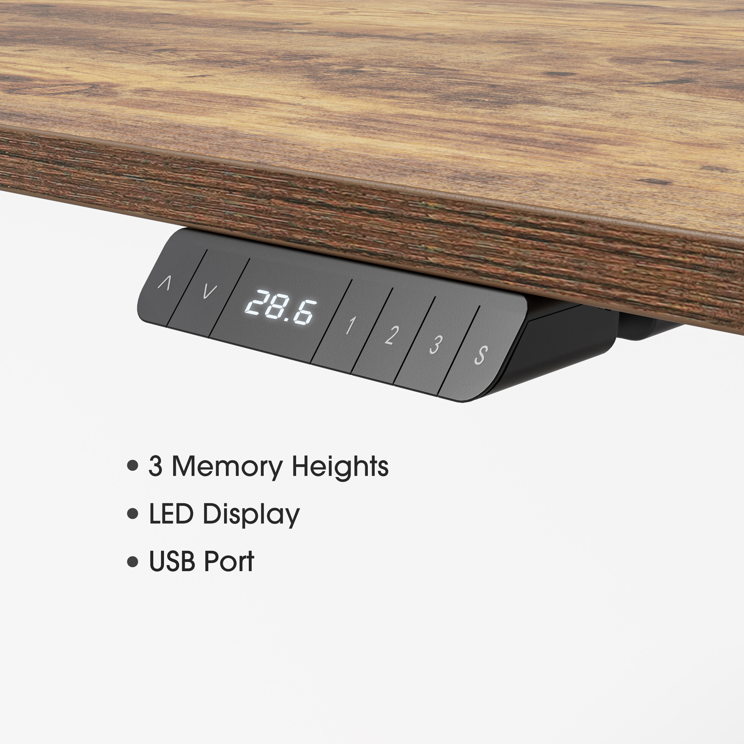 FEZiBO Triple Motor Reversible L-shaped Standing Desk Frame Only ...