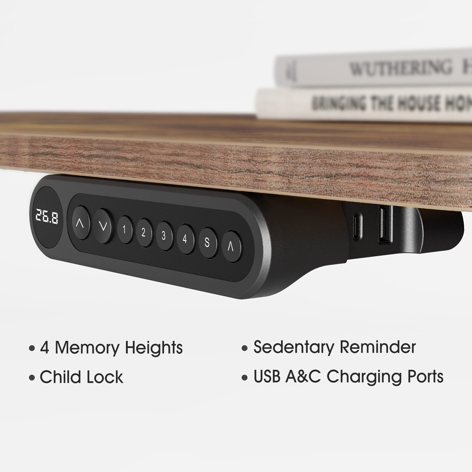 FEZiBO S4 Standing Desk Frame Only, highly adjustable Electric Standing ...