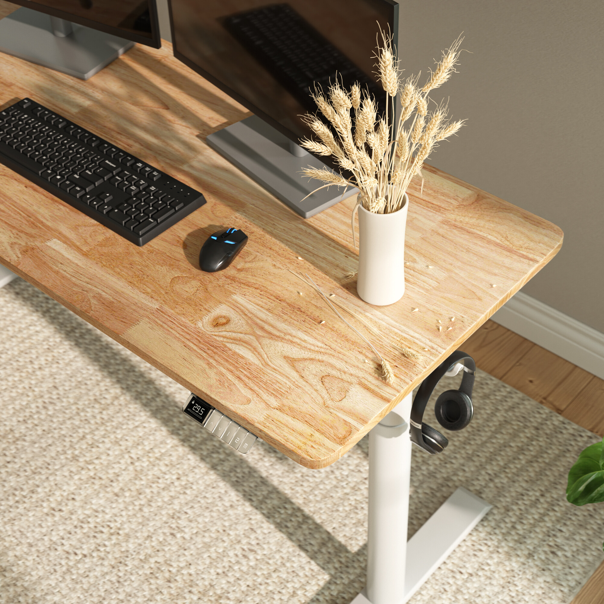 FEZIBO Standing Desk | Electric Height Adjustable Ergonomic Standing ...